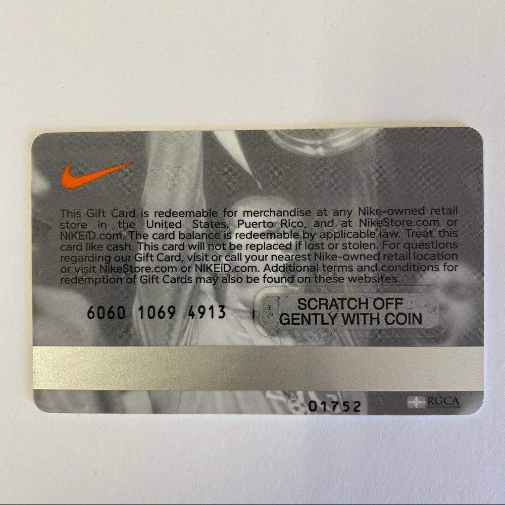 Super Rare Vintage Wayne Rooney Nike Card - Gem